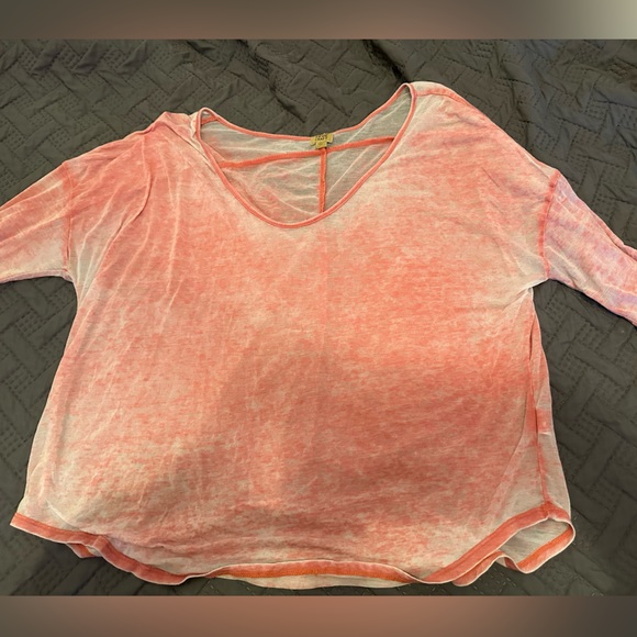 True Craft | Tops | True Craft Red Sheer Top | Poshmark
